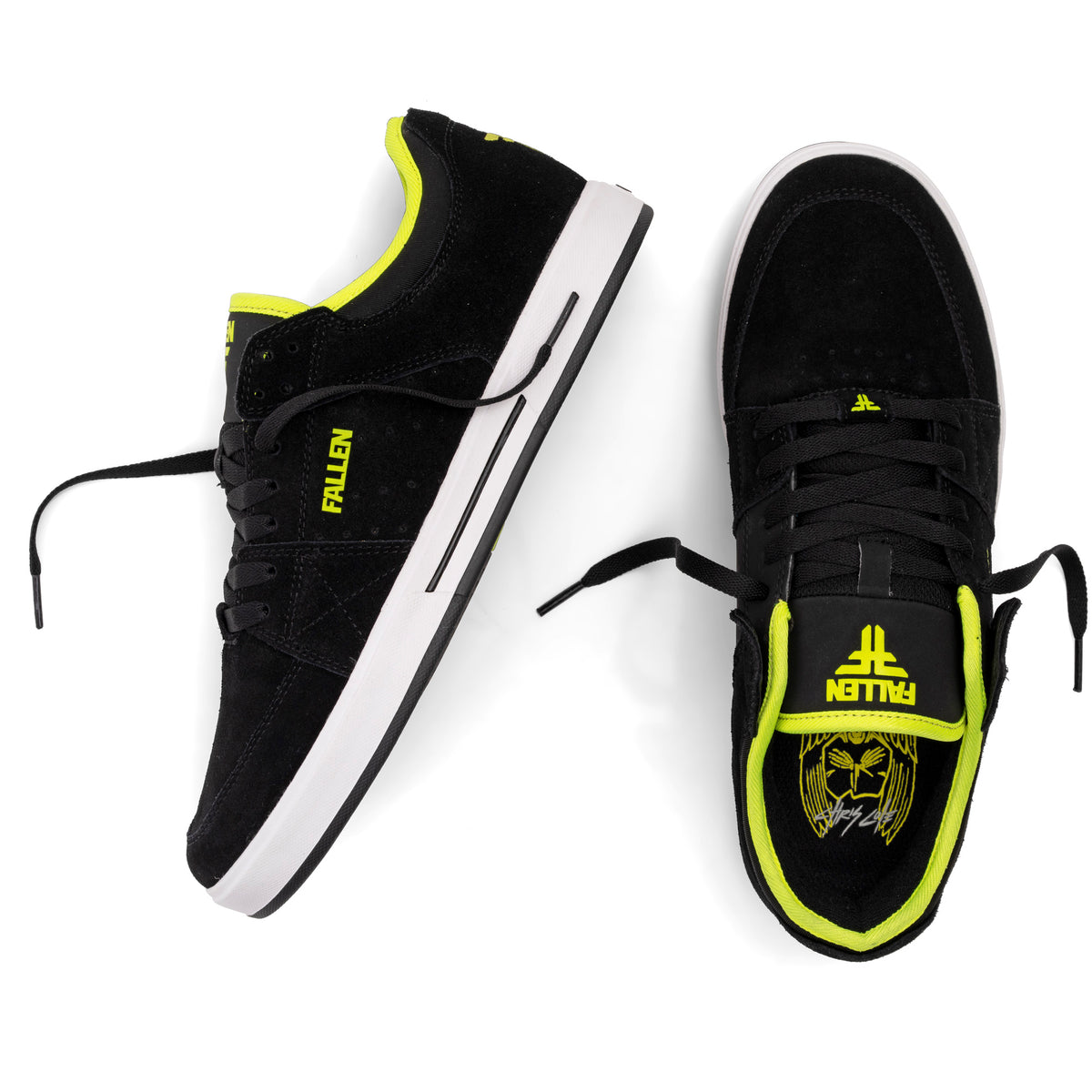 TROOPER BLACK/GRAY/LIME – Fallen Footwear Mexico